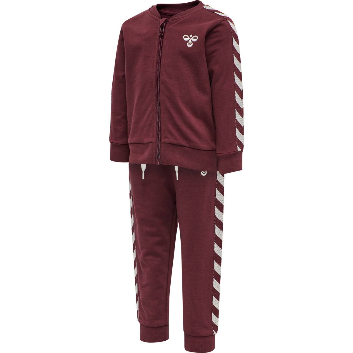 Hummel Bille joggedress sett til barn, Chocolate Truffle - DressMyKid AS